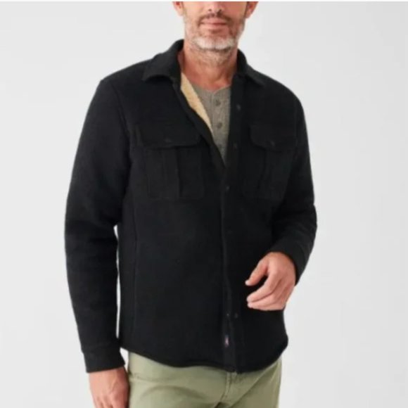 Faherty | Jackets & Coats | Faherty Mens Legend High Pile Fleece Cpo ...